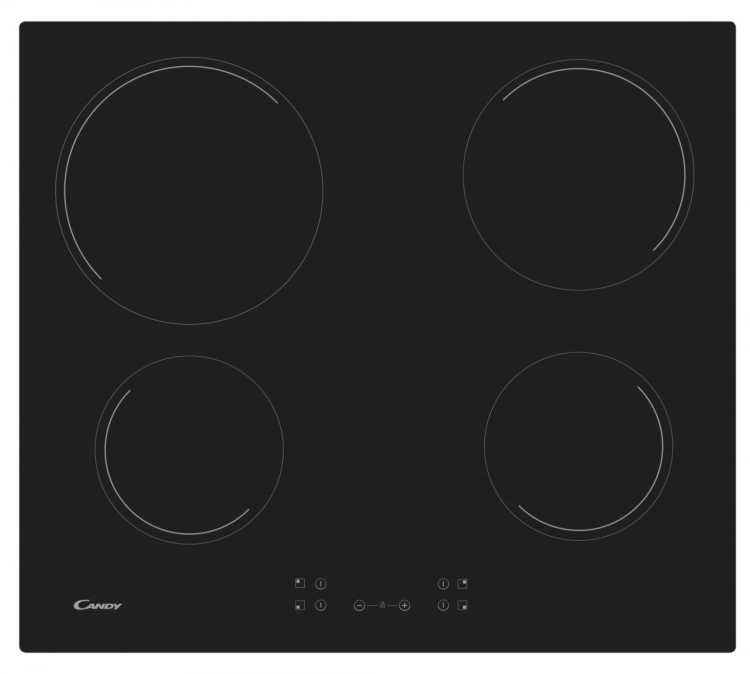 Candy CH64CCB Electric Hob